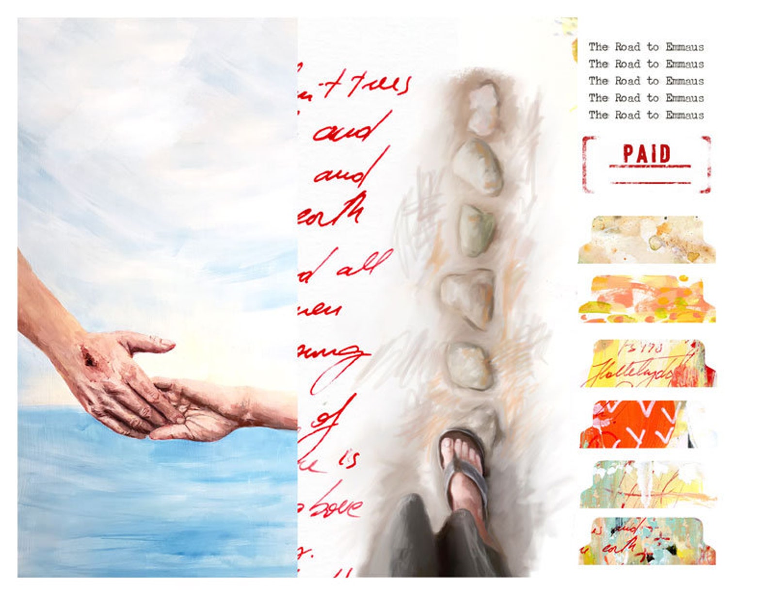 The Road to Emmaus- a Creative Bible Study, Bible Journaling Creative ...