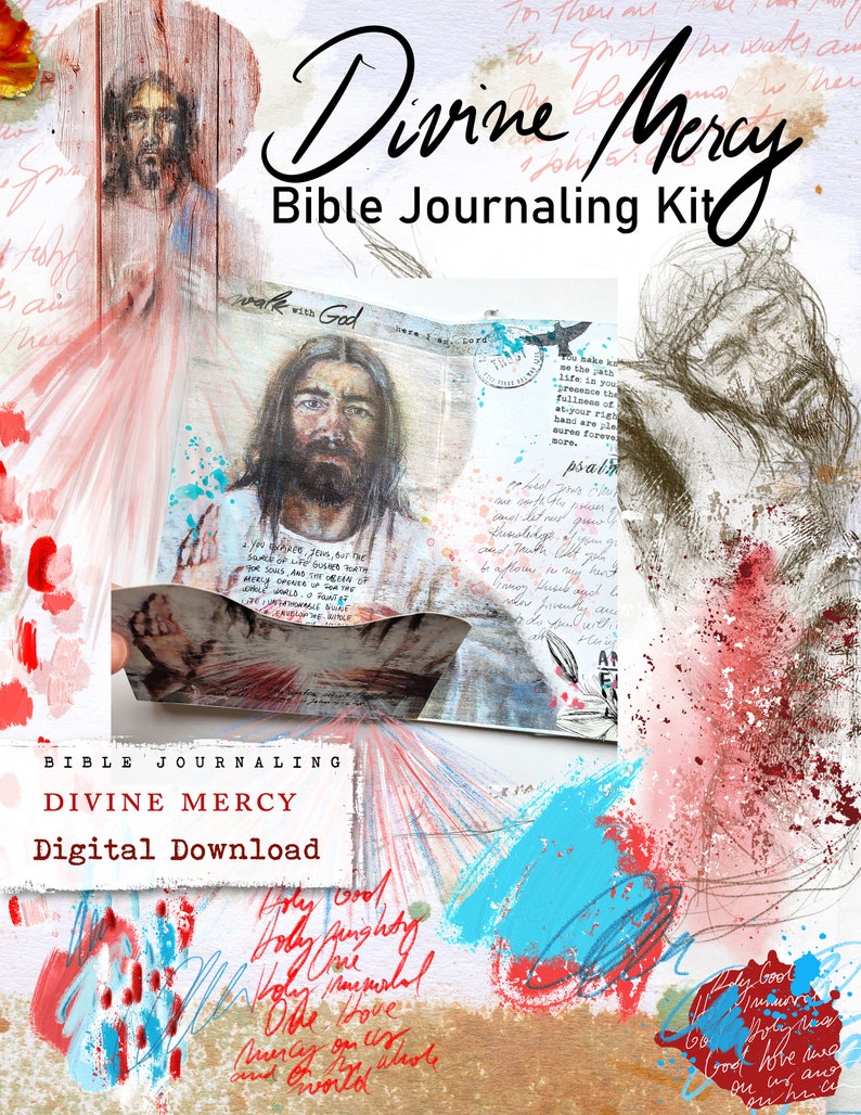 Divine Mercy Bible Journaling Elements - Digital Download - Etsy