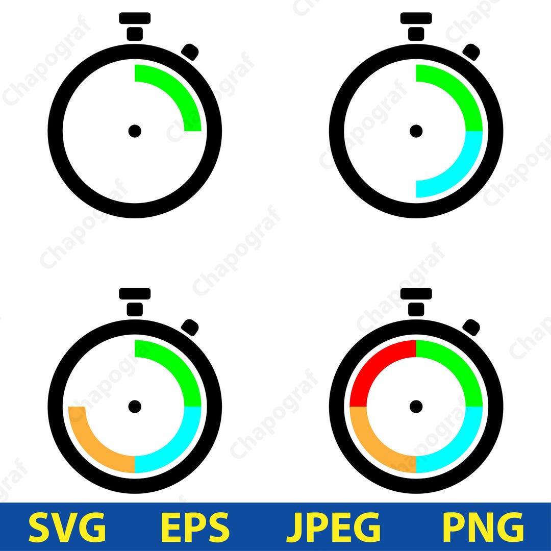 Stopwatch SVG, Timer Clipart, Countdown Clock Png, Time Measurement ...