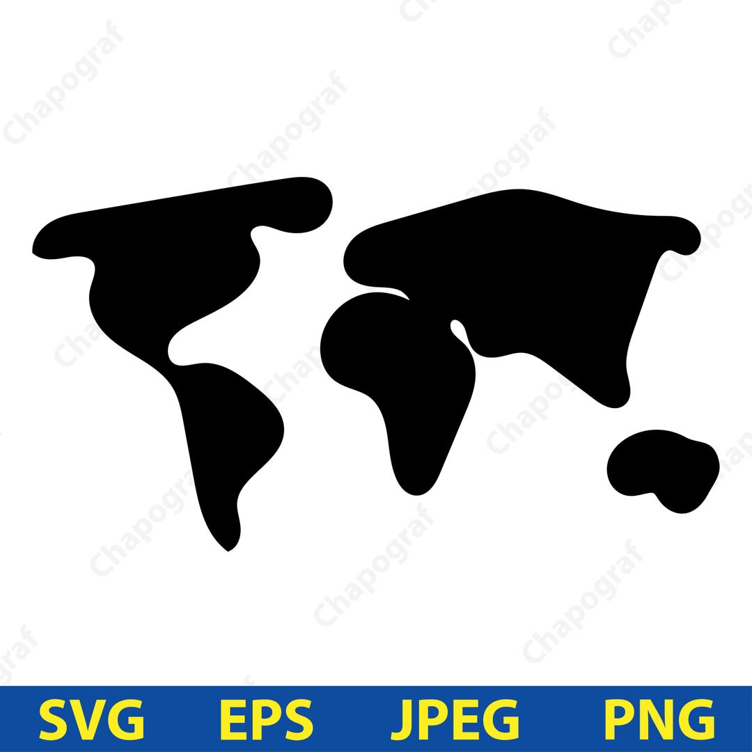 World Map SVG, World Map Png, World Map Vector, Earth Png, World Map ...