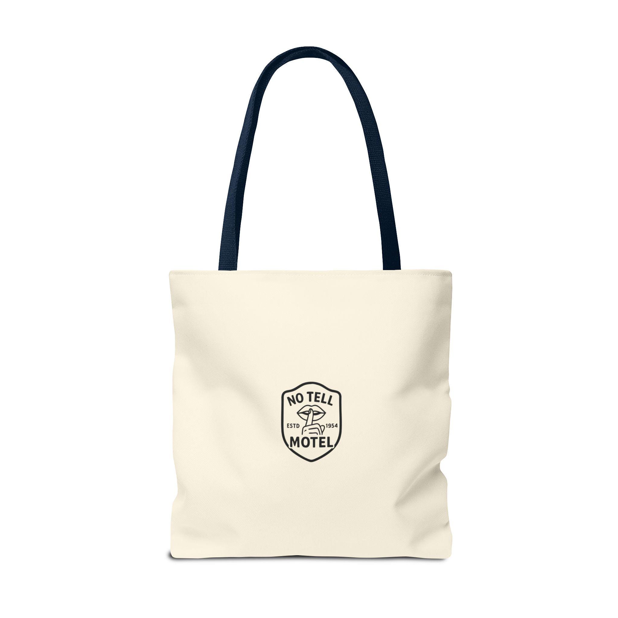 No Tell Motel Tote Bag, Retro Hotel Merch Design, Funny Vintage Motel ...