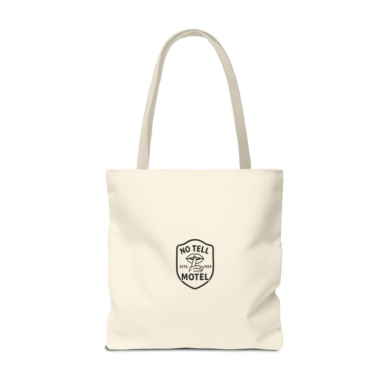 No Tell Motel Tote Bag, Retro Hotel Merch Design, Funny Vintage Motel ...