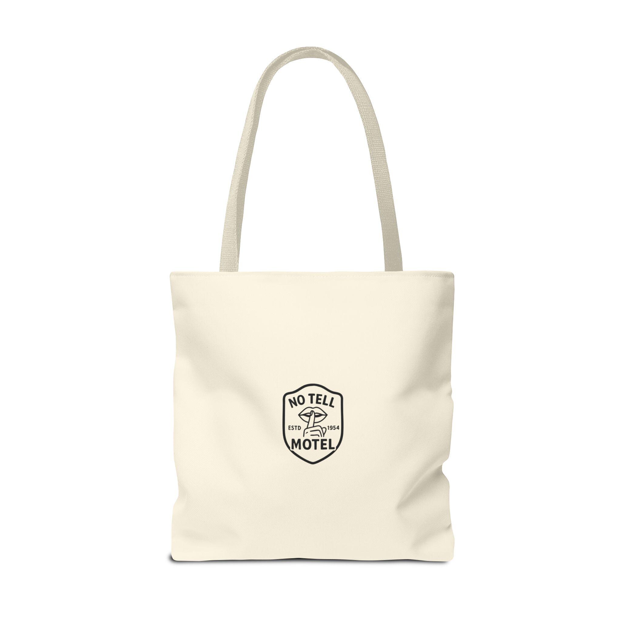 No Tell Motel Tote Bag, Retro Hotel Merch Design, Funny Vintage Motel ...