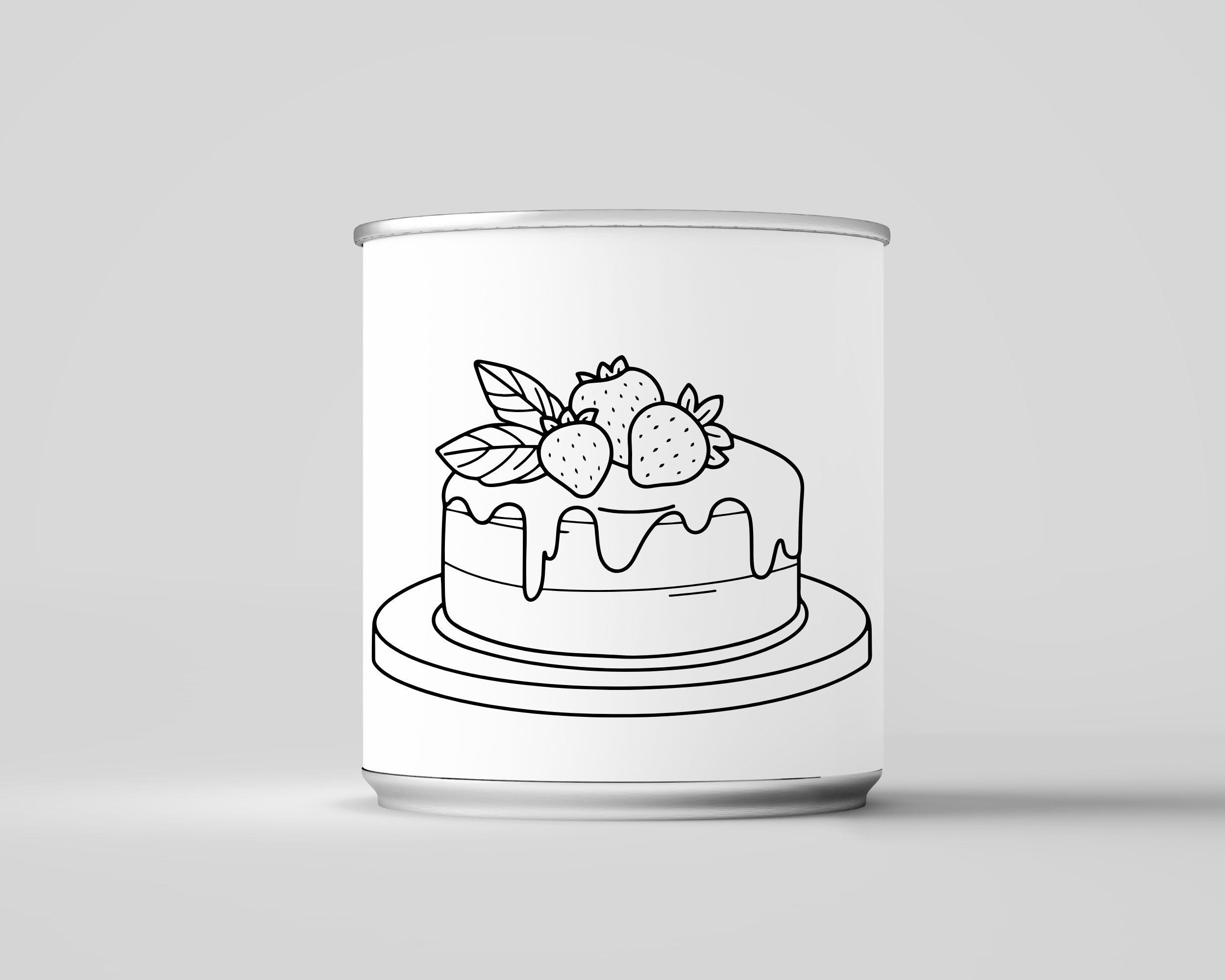Cake SVG Bundle,cake Outline Svg,cake Clipart,cake Silhouette,bakery ...