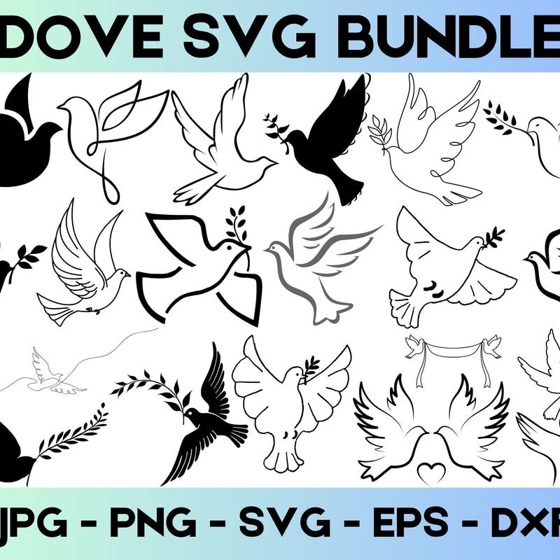 Dove Svg - Etsy