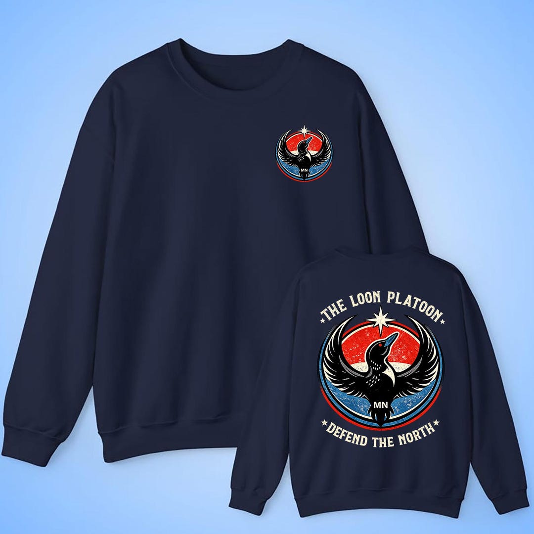 The Loon Platoon Rebel Alliance Sweatshirt, Minnesota Rebel Political ...