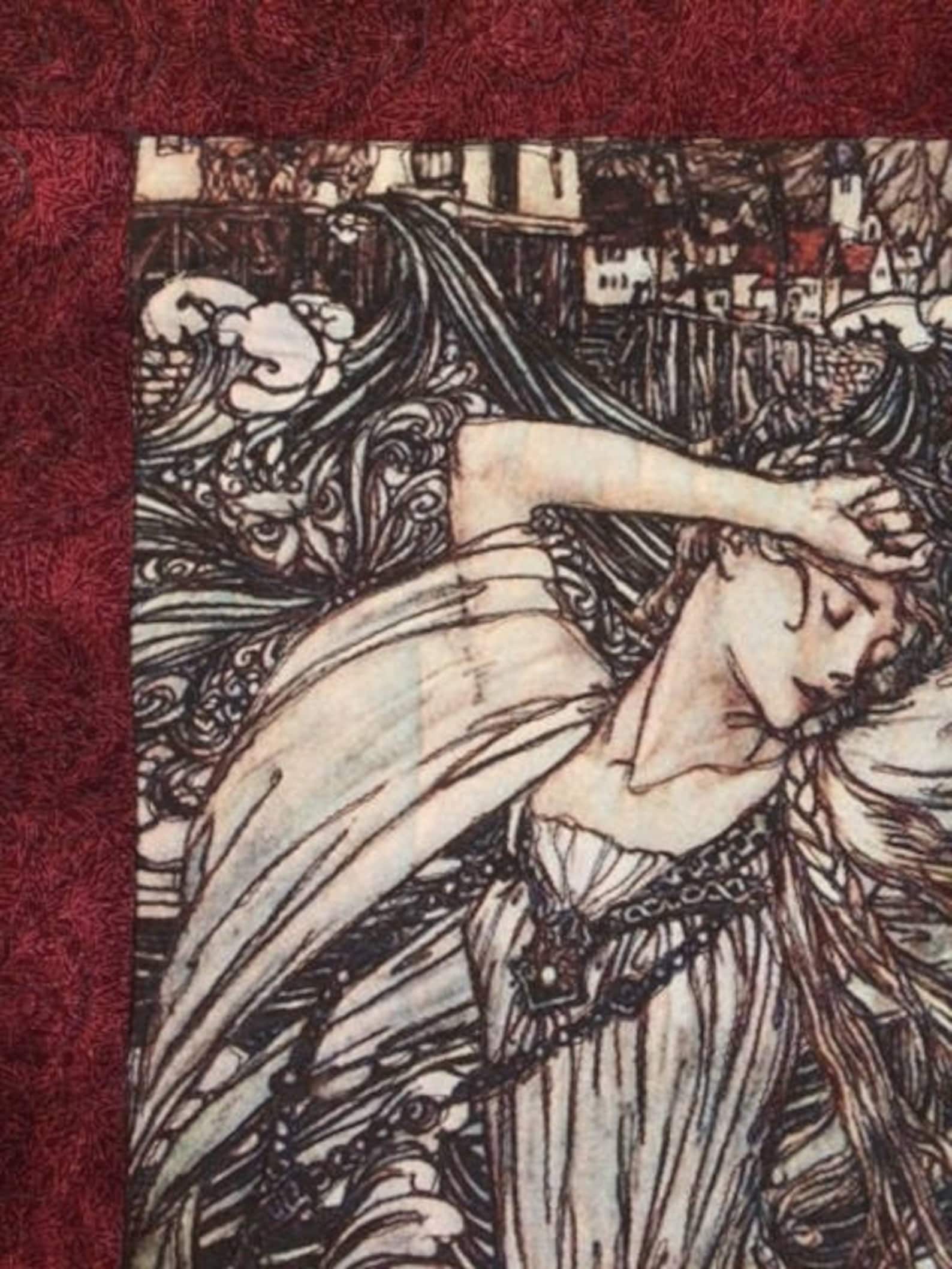 Arthur Rackham Mermaid Water Sea Nymph Undine Wall Hanging | Etsy