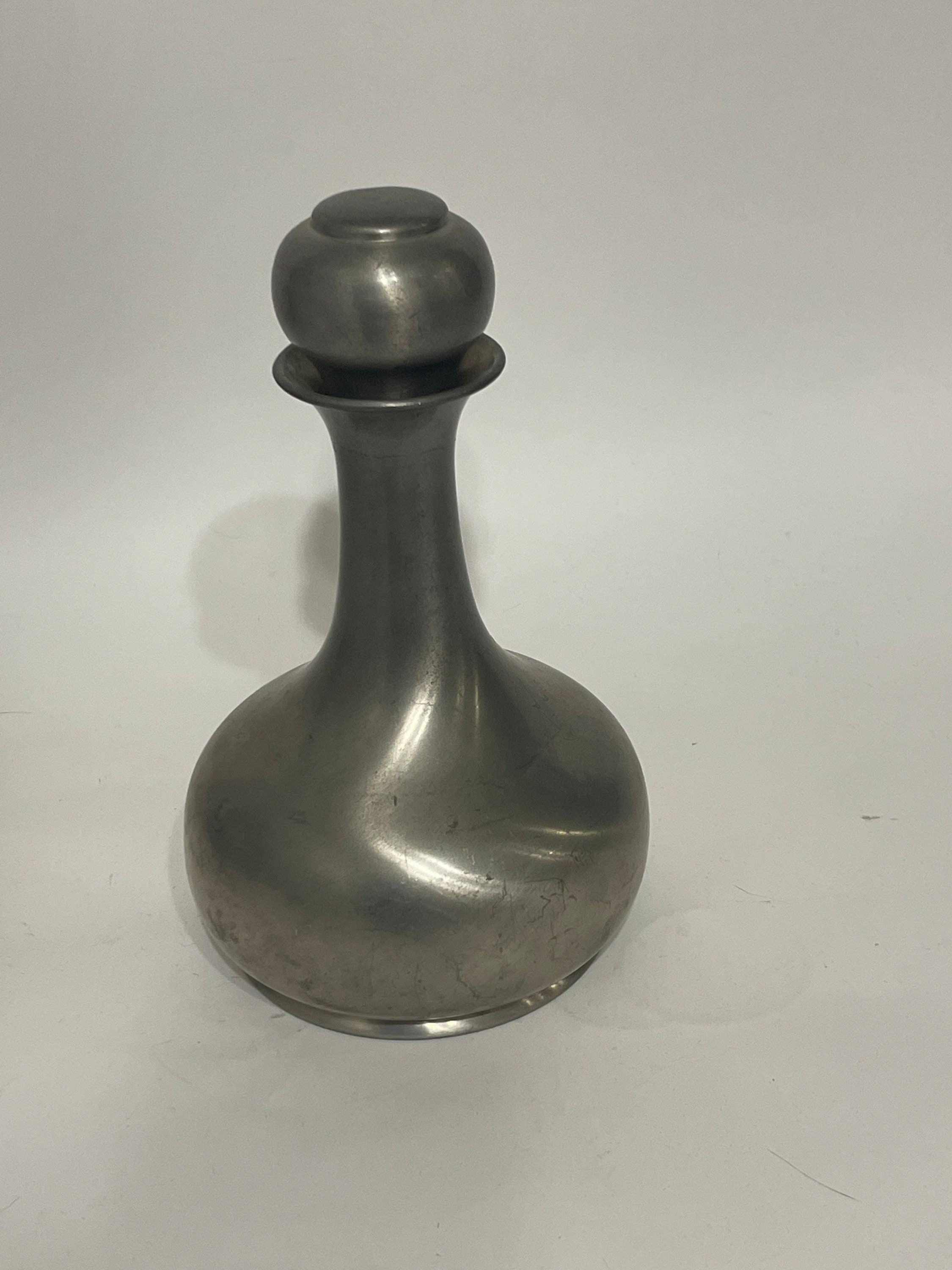 Vintage Preisner Pewter Decanter 8” Tall 2429 on Bottom - Etsy