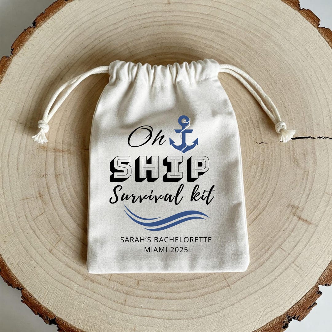 Oh Ship Kit | Hangover Recovery Kit | Cruise Survival Kit Bags ...