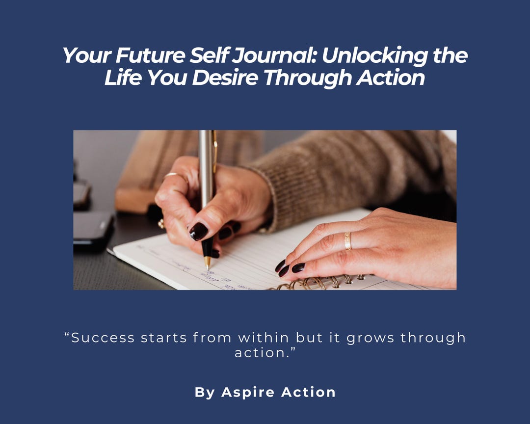 Your Future Self Journal: Reflect, Set Goals & Take Action - Etsy