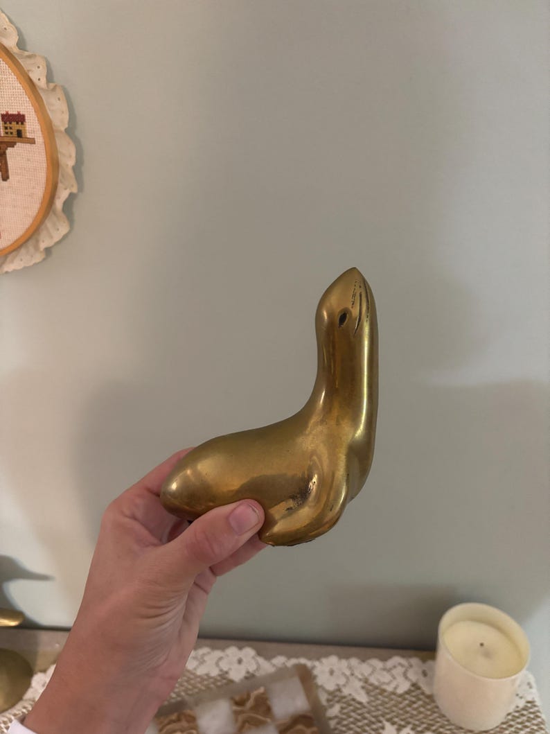 Vintage Solid Brass Animal/figurines – Unique Solid Brass Decor ...