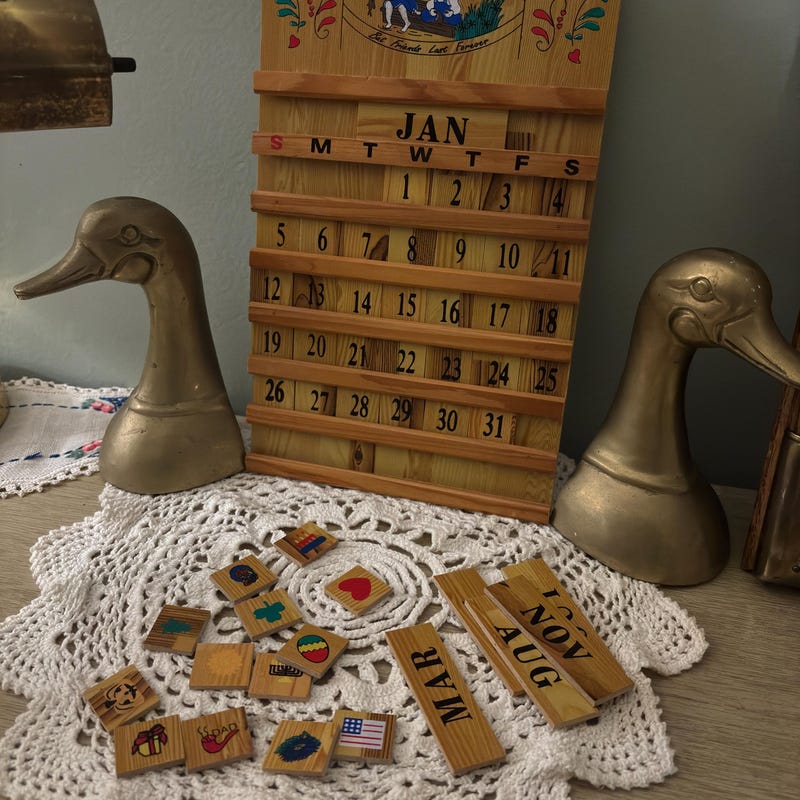 Calendar Vintage - Etsy
