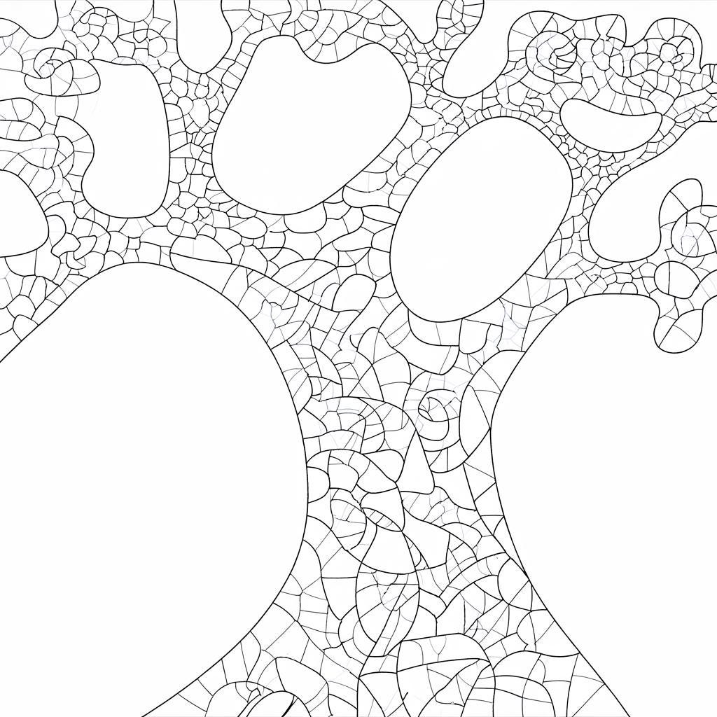 Gaudí Mosaic Coloring Book | Barcelona Architecture Art (PDF Download ...