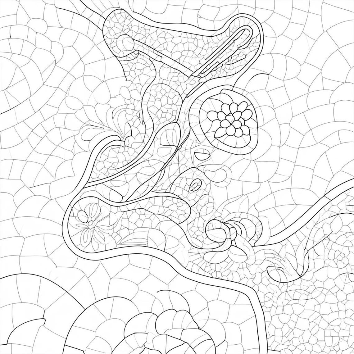 Gaudí Mosaic Coloring Book | Barcelona Architecture Art (PDF Download ...