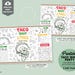Taco Bout Party Coloring Page | Printable Mexican Fiesta Placemat ...