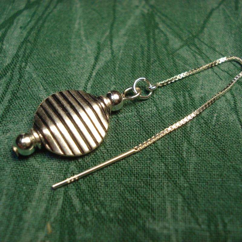 Silver Striped Thread - Etsy