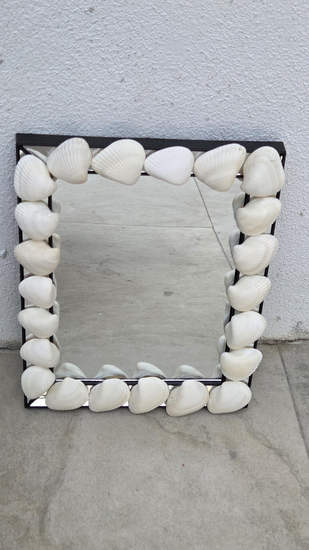 Rectangle Mirror With Natural Shells. 8x10 Inch. Wall Decor - Etsy