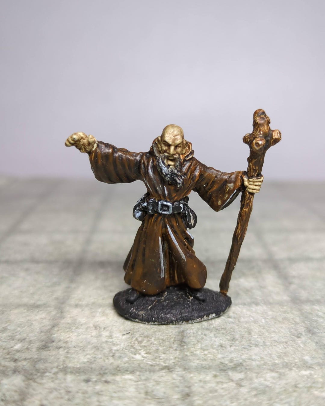 Retro-styled Male Wizard / Magic-user Hackmaster Miniature From Kenzer ...