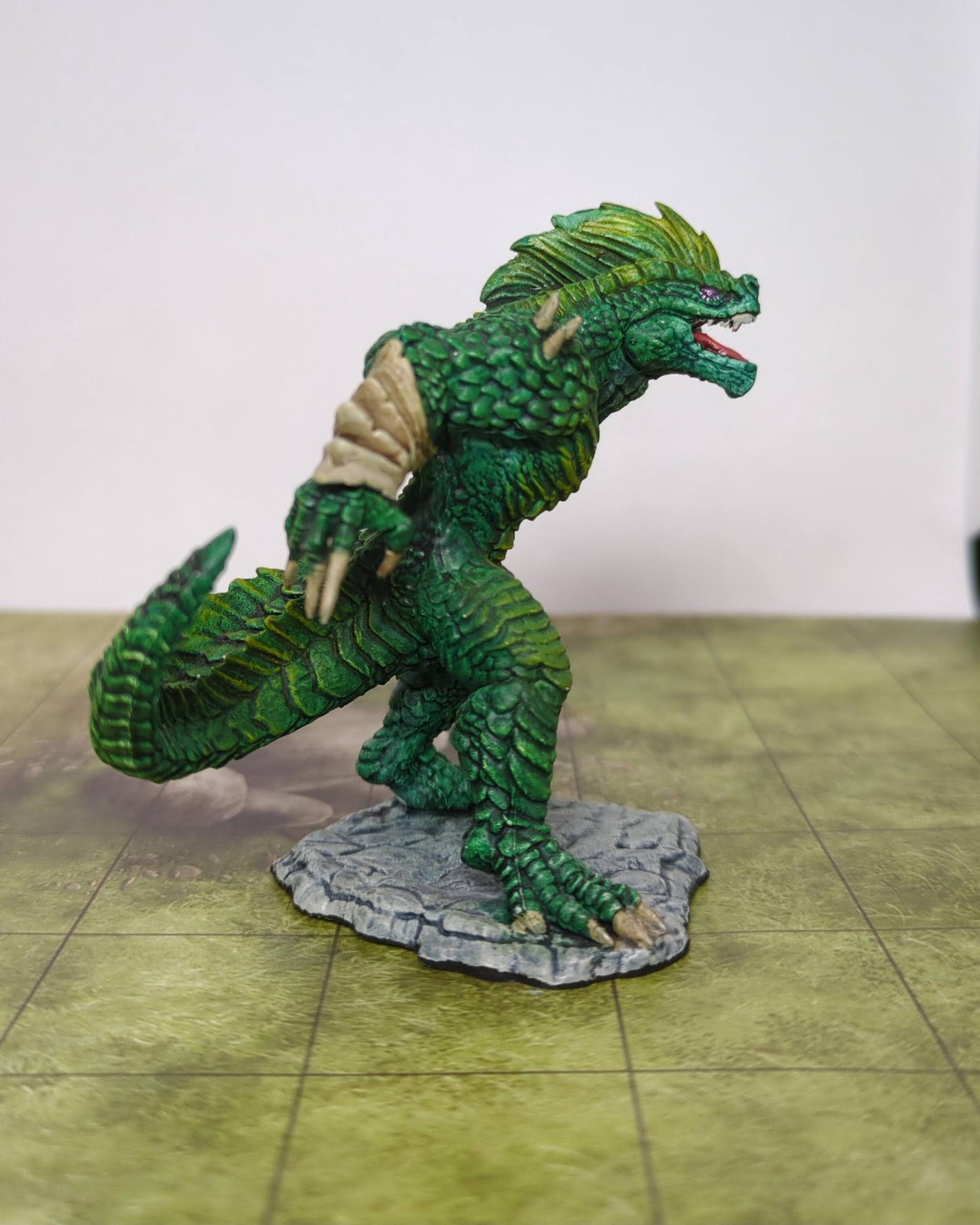 Painted Lizardfolk Render Miniature – D&D / Pathfinder / Fantasy Ttrpgs - Etsy