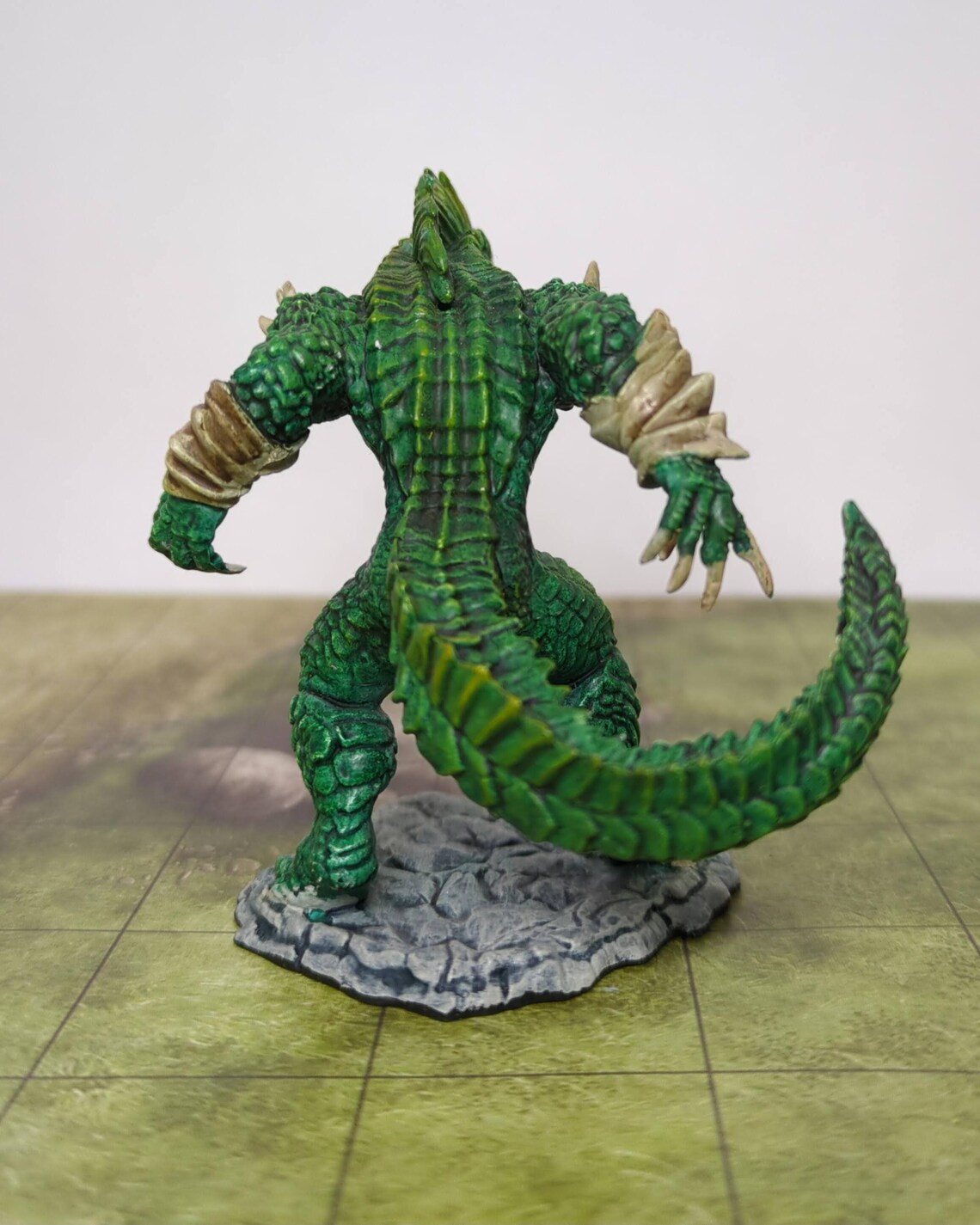 Painted Lizardfolk Render Miniature – D&D / Pathfinder / Fantasy Ttrpgs ...