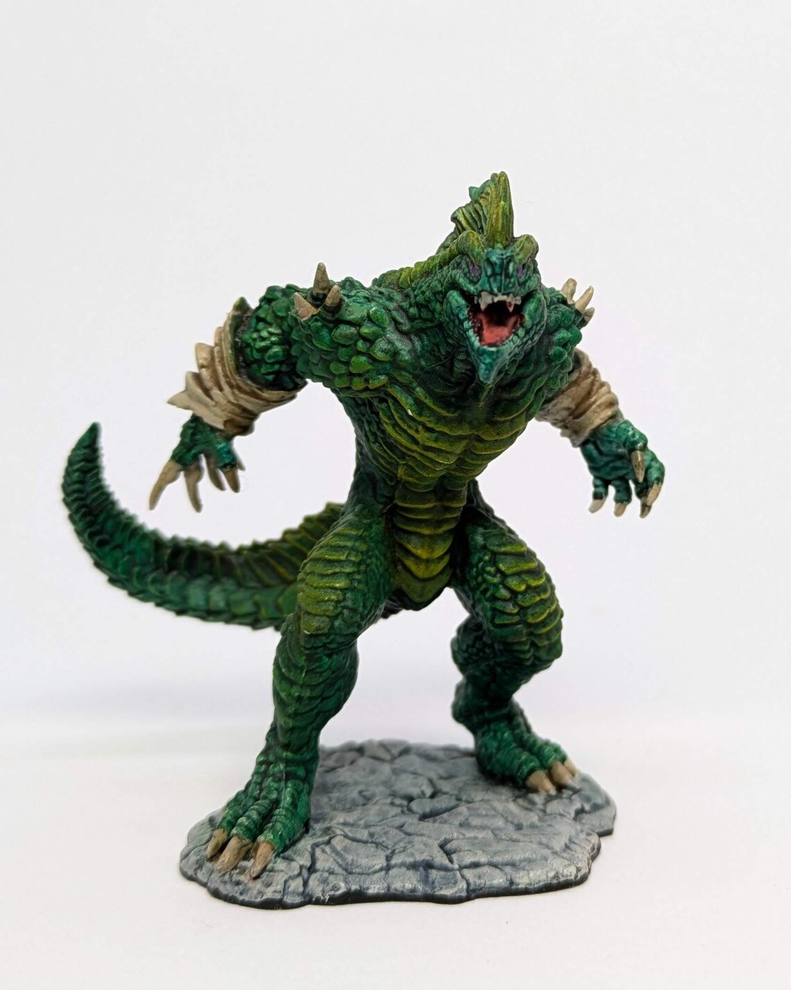 Painted Lizardfolk Render Miniature – D&D / Pathfinder / Fantasy Ttrpgs ...