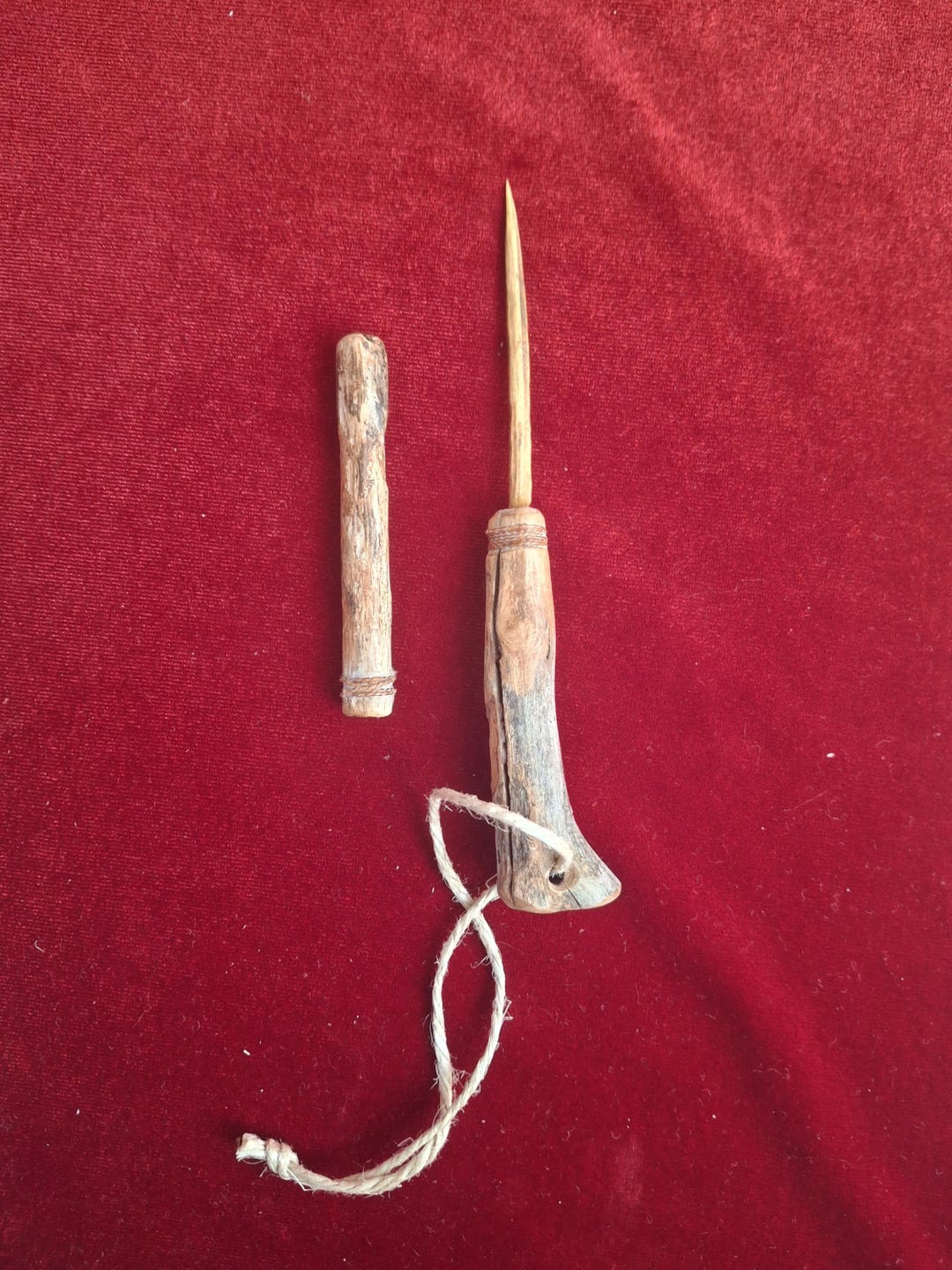 Bone Needle With Wooden Sheath 10 Cm - Etsy