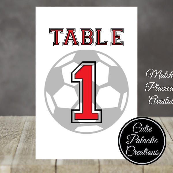 Golf Table Numbers - Etsy