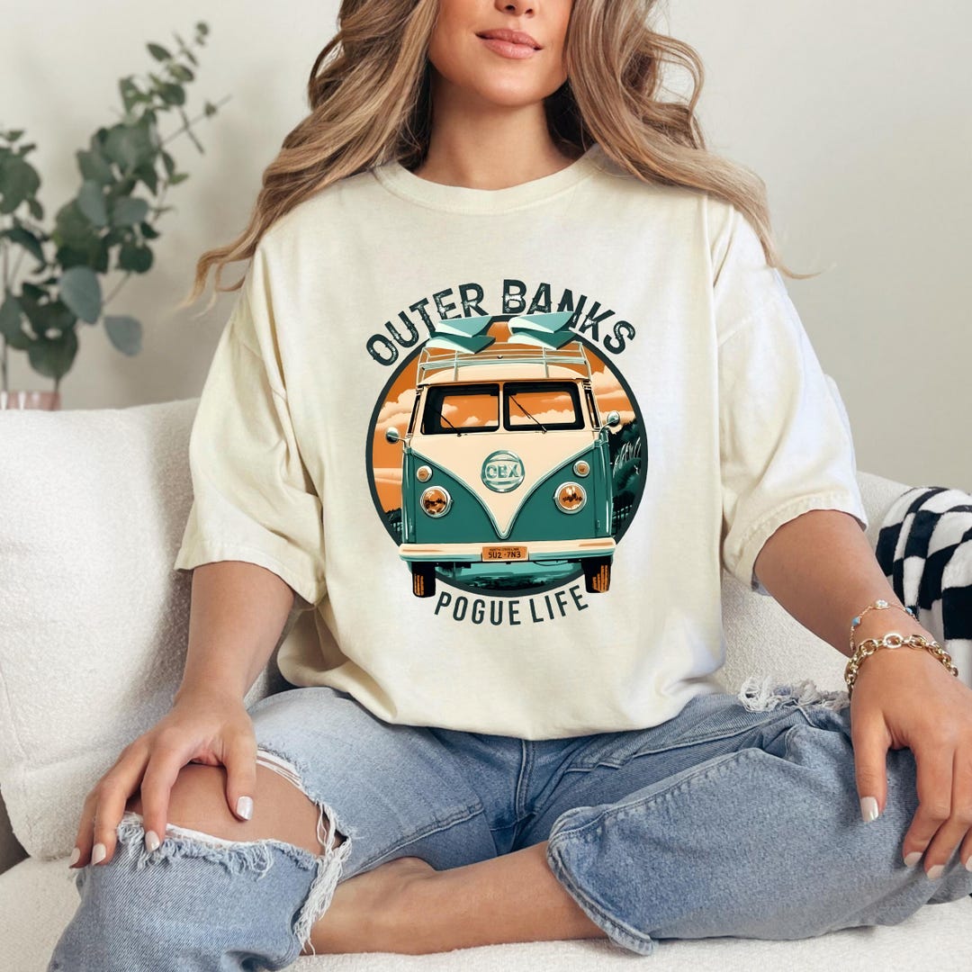 Comfort Colors® Outer Banks Pogue Life Printed Crewneck Sweatshirt ...