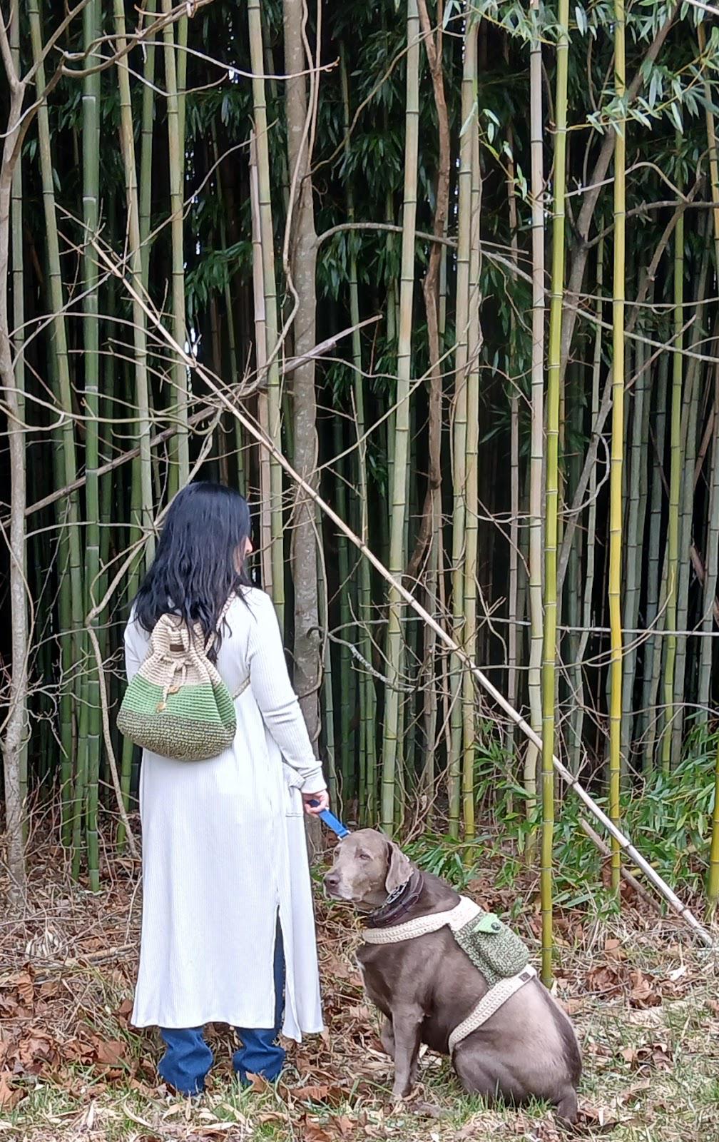 Handmade Matching Mum & Pup Backpacks -bamboo Forest Collection - Etsy