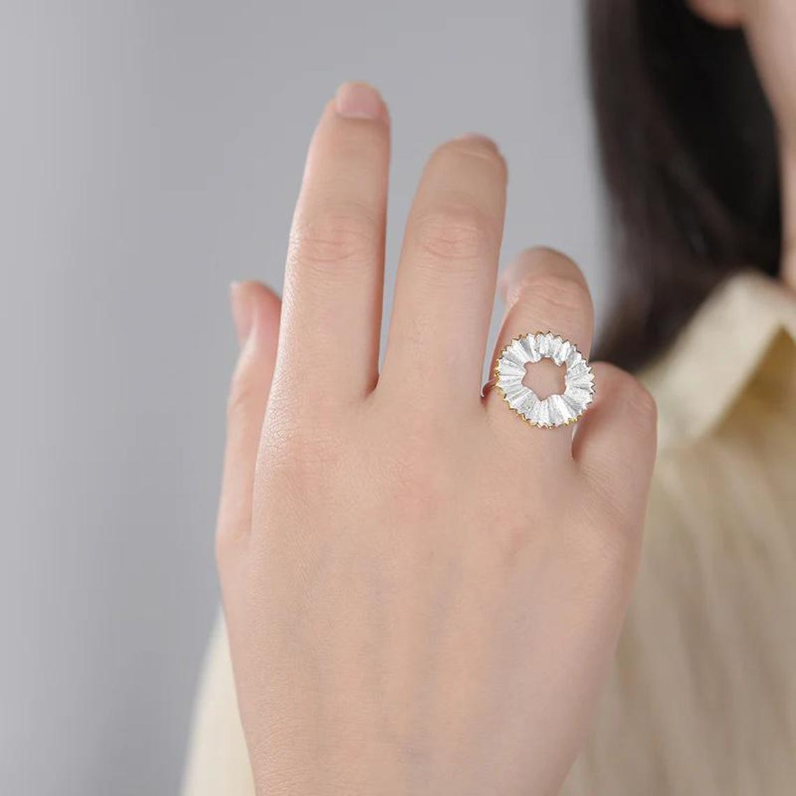 Statement Ring, Gold Ring, Personalized Jewelry, Handmade Ring ...