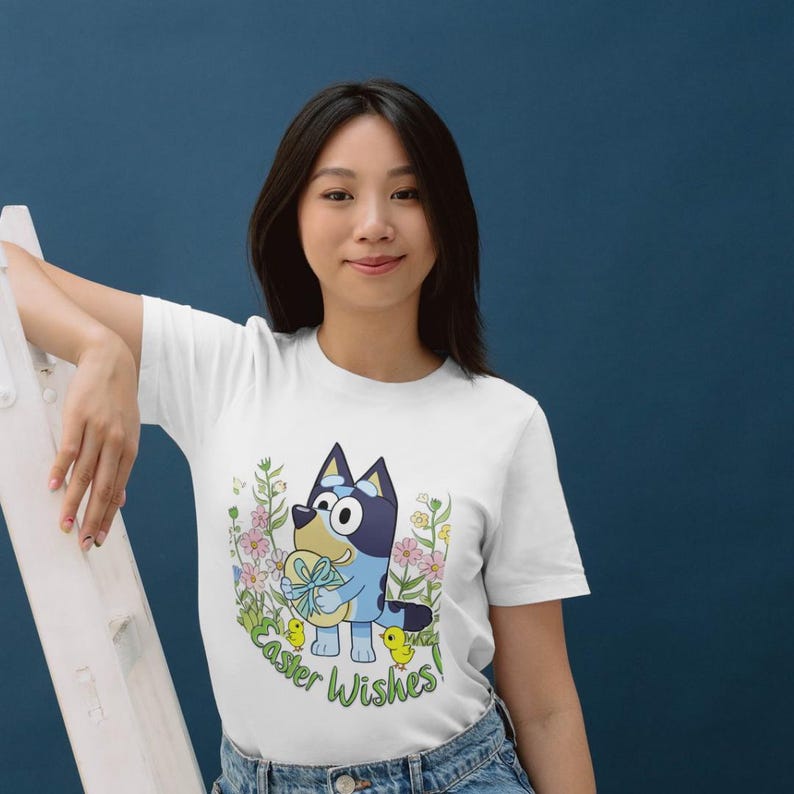 Easter Bluey SVG | Cute Bluey Bunny Ears PNG | Bluey Easter Egg Hunt ...