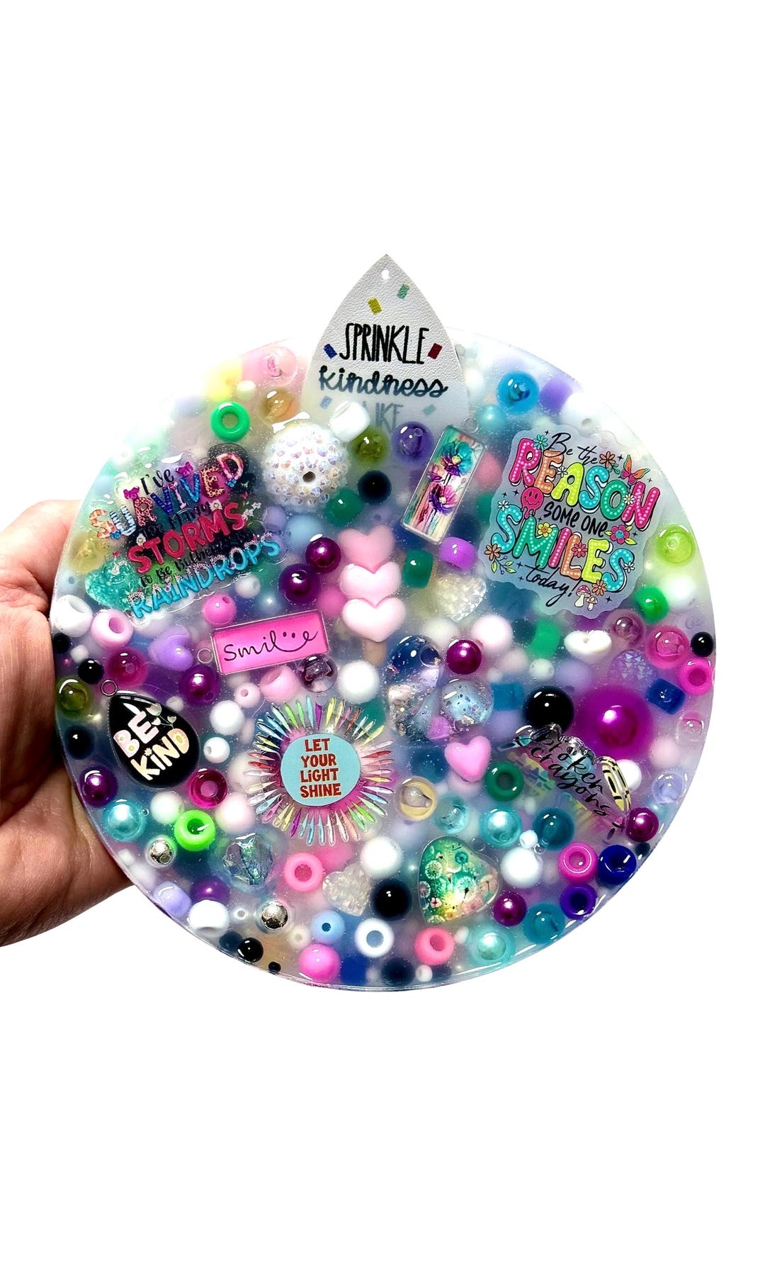 Sprinkle Kindness Picky Pad: Bead Filled Sensory Fidget Toy for Anxiety ...