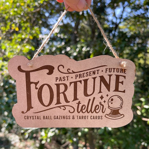 Fortune Teller Sign - Etsy