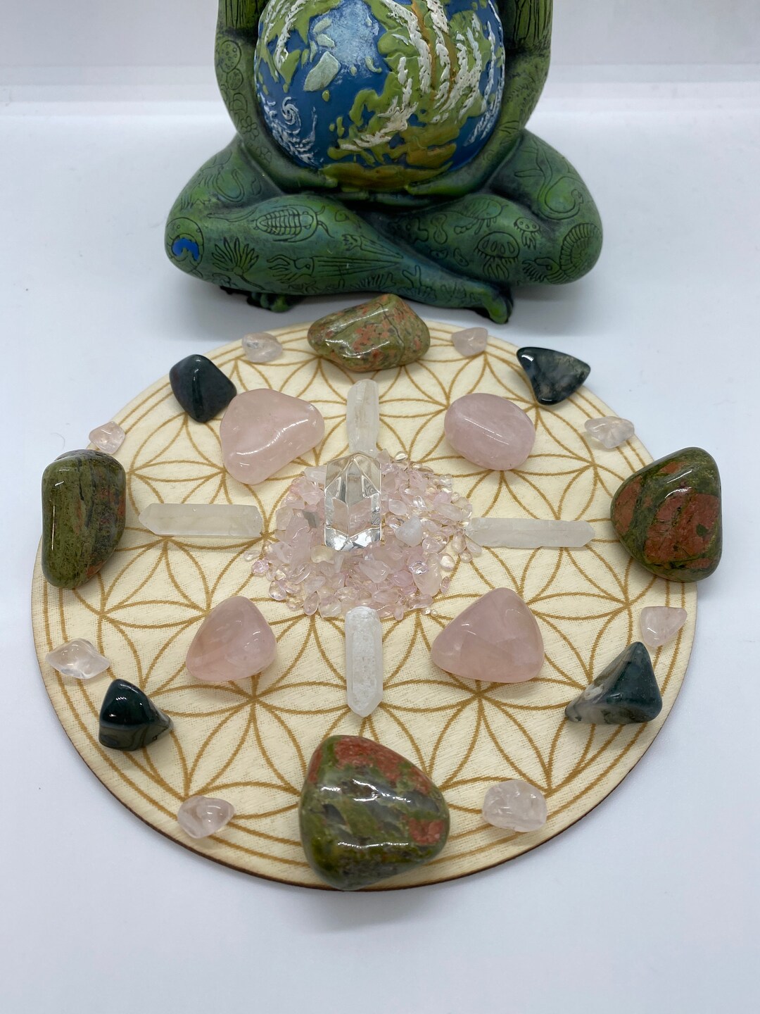 Pregnancy & Childbirth Crystal Grid Kit Reiki Charged Crystals Healthy ...