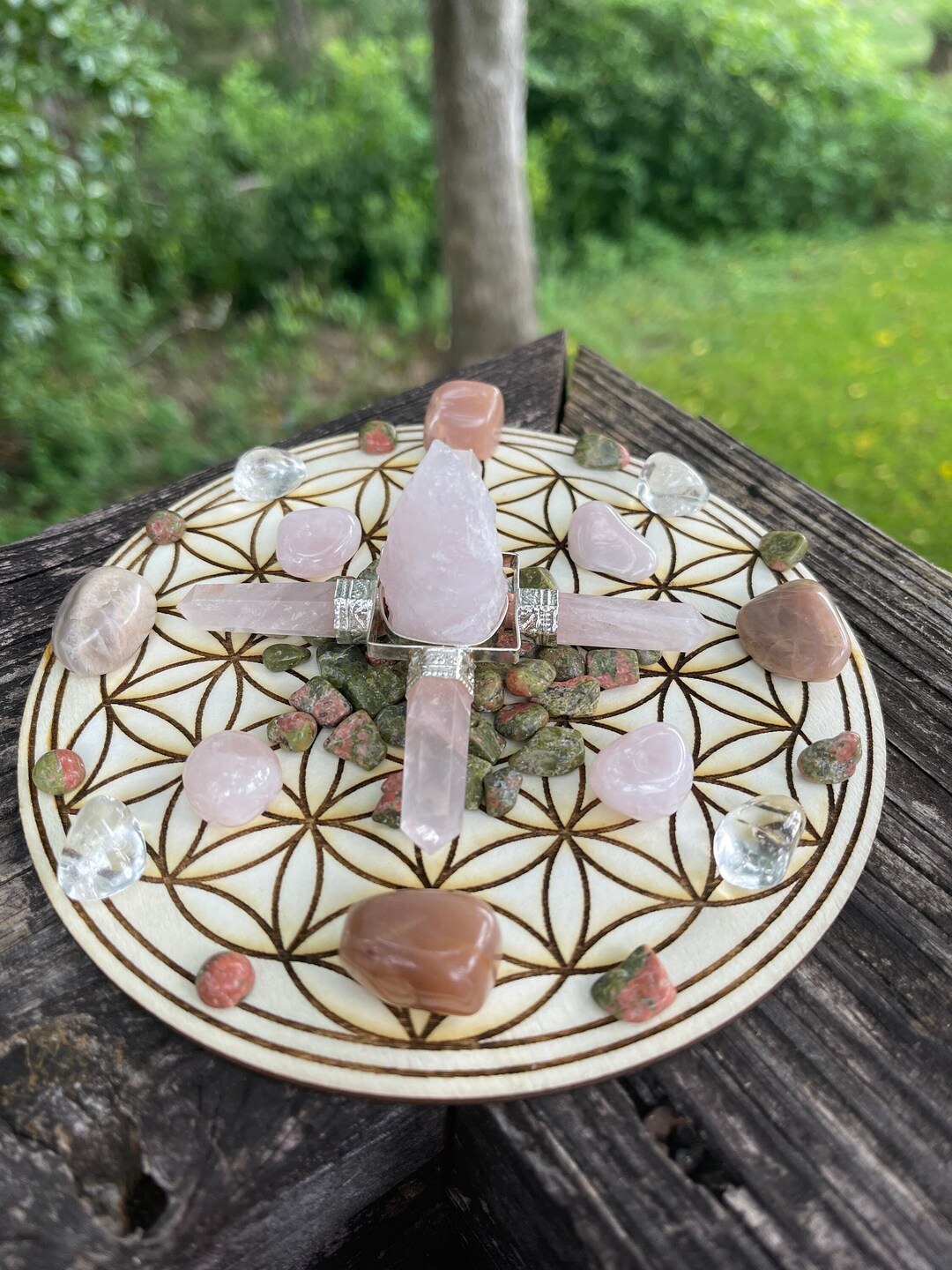 Pregnancy & Childbirth Support Crystal Grid Kit Reiki - Etsy