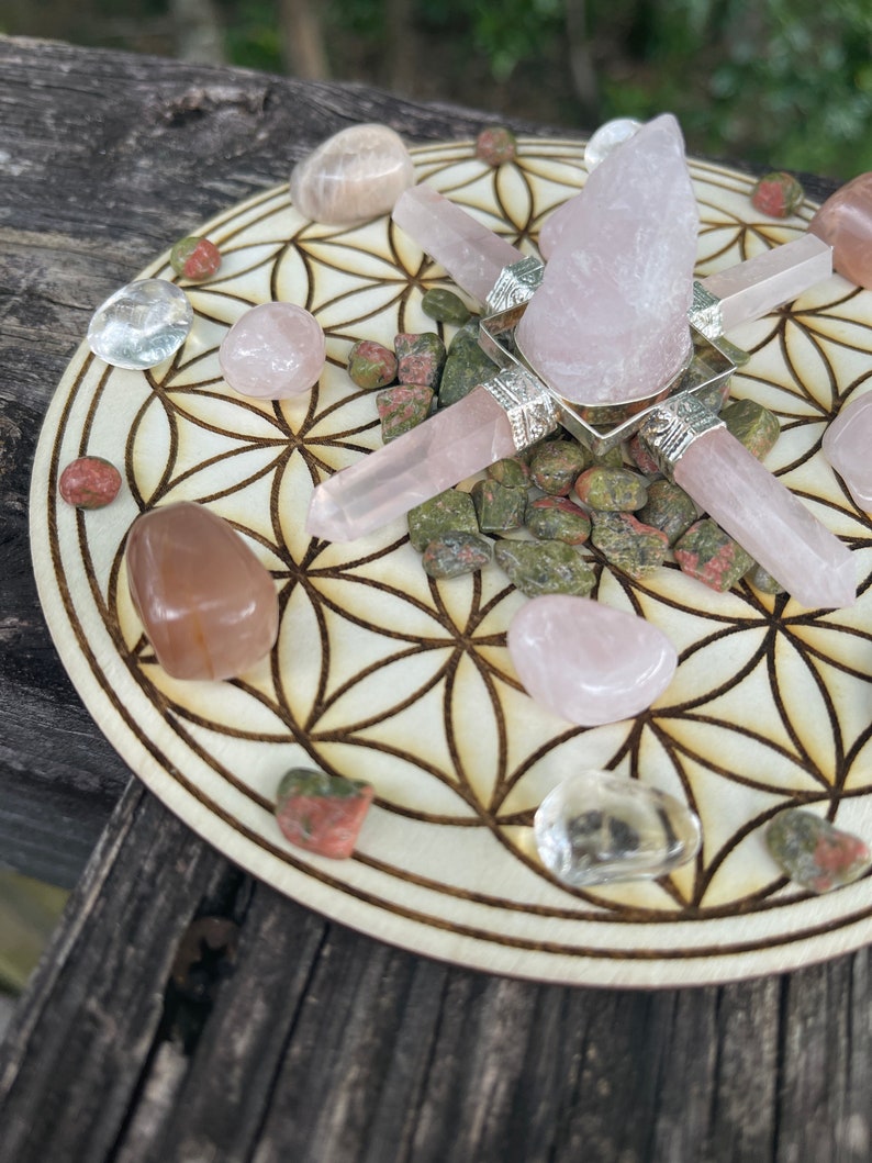 Pregnancy & Childbirth Support Crystal Grid Kit Reiki - Etsy