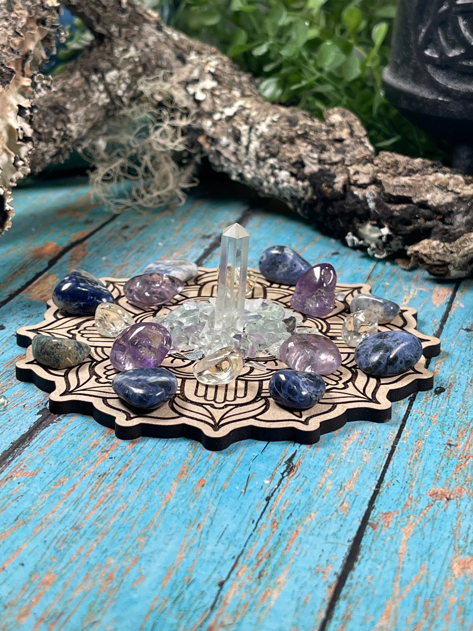 Student Success Crystal Grid Kit 4 Reiki Charged - Etsy