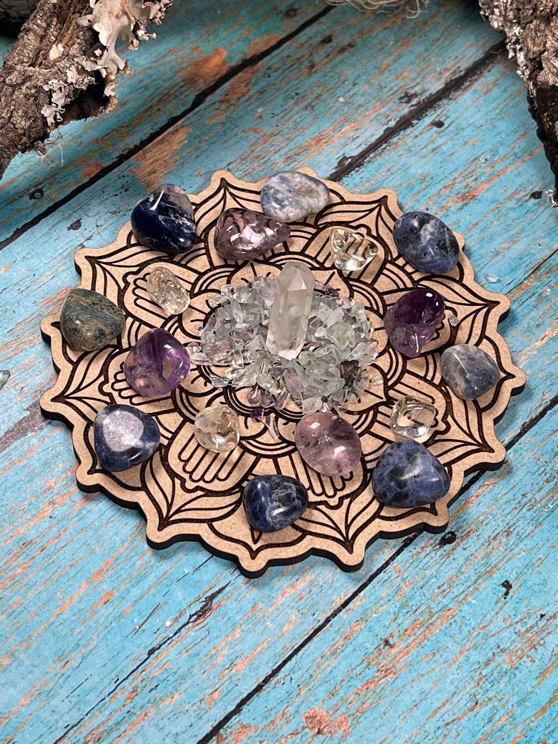 Student Success Crystal Grid Kit 4 Reiki Charged - Etsy