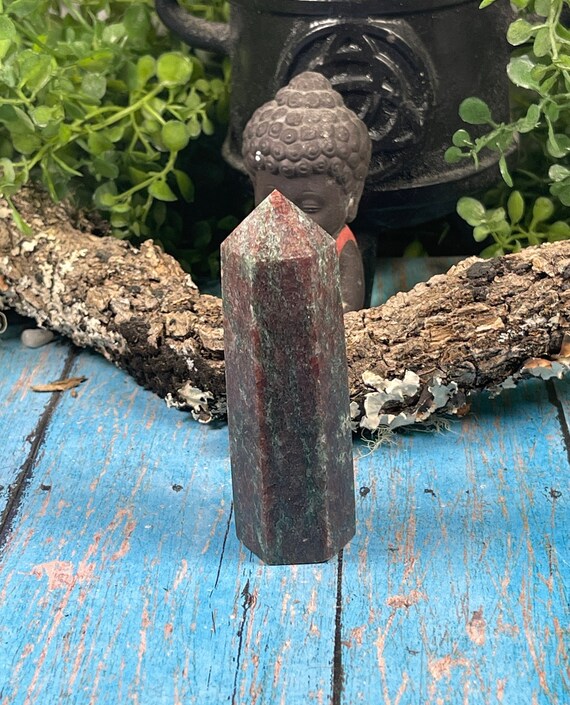 Ruby Kyanite Point Reiki Charged Ruby in Kyanite Blocks - Etsy