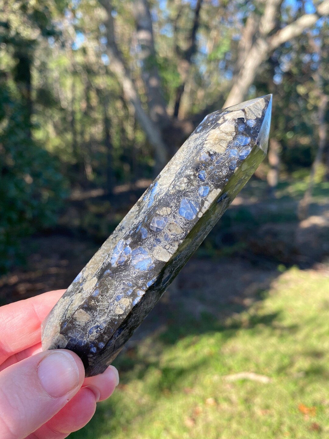 Llanite Crystal Point Que Sera Stone Tower Reiki Charged - Etsy