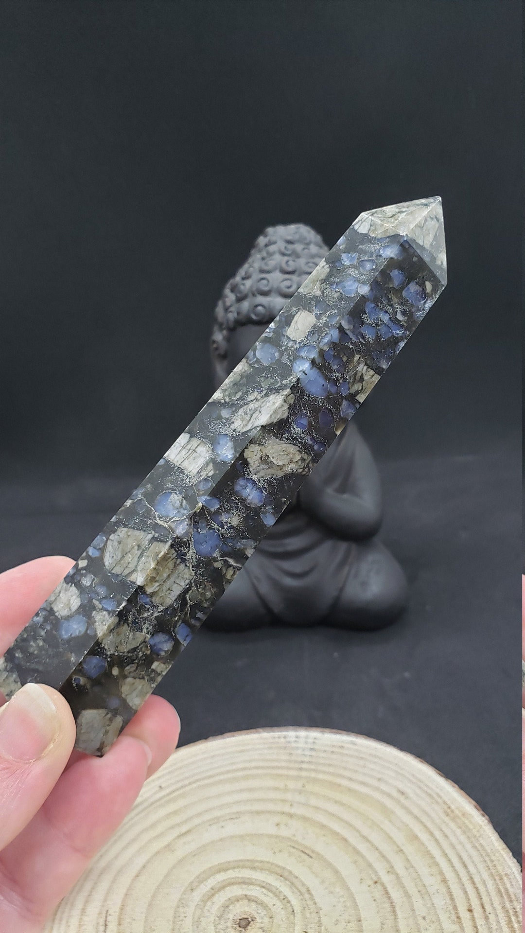 Llanite Crystal Point Que Sera Stone Reiki Charged - Etsy
