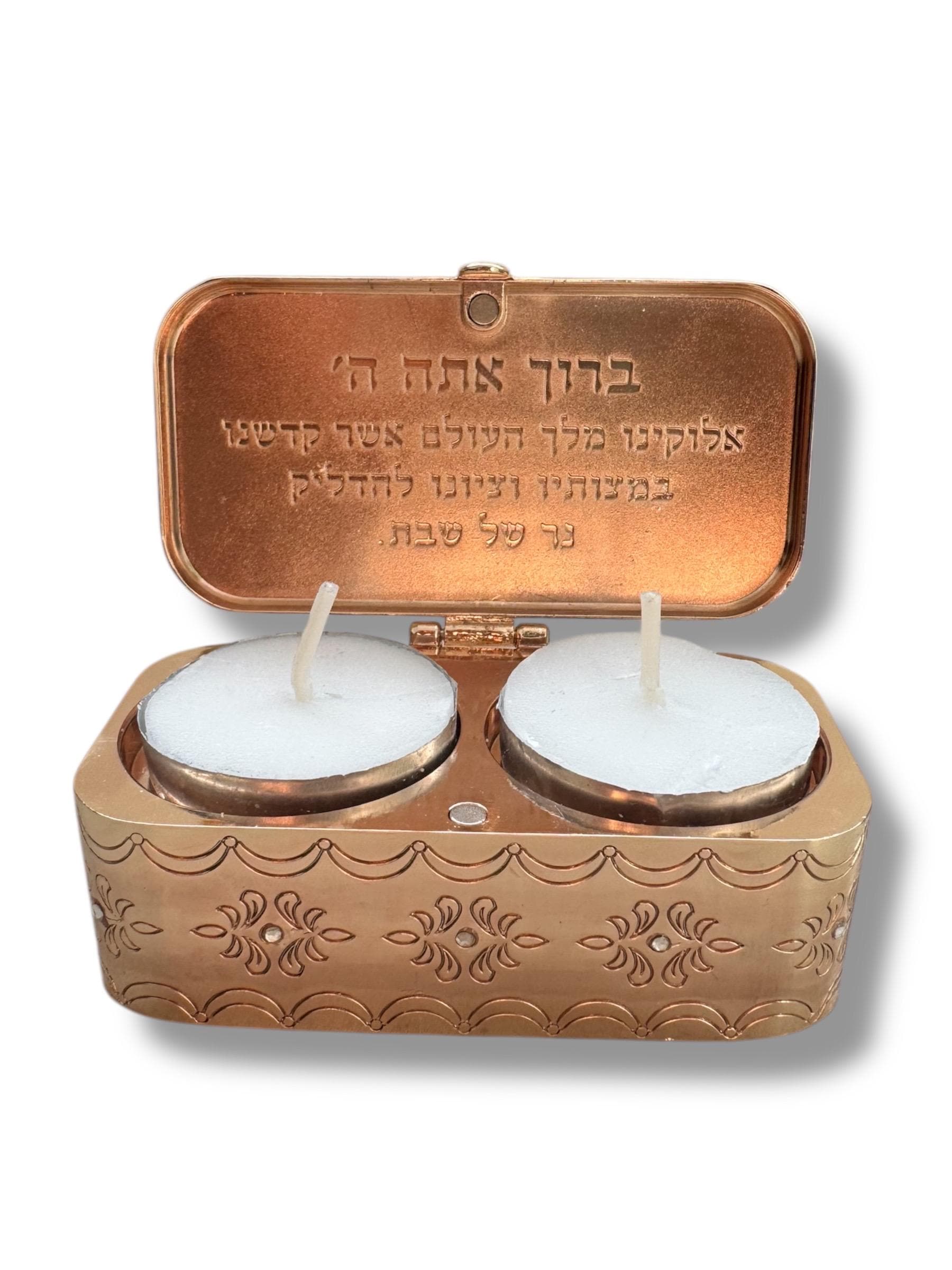 Shabbat Jewish Travel Candlesticks Biblical 12 Chosen Gems God Gift ...