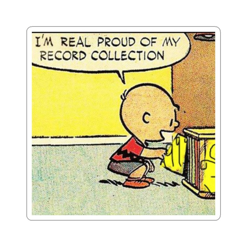 Vinyl Record Collection Kiss-cut Stickers, Music Lover Laptop Decals ...