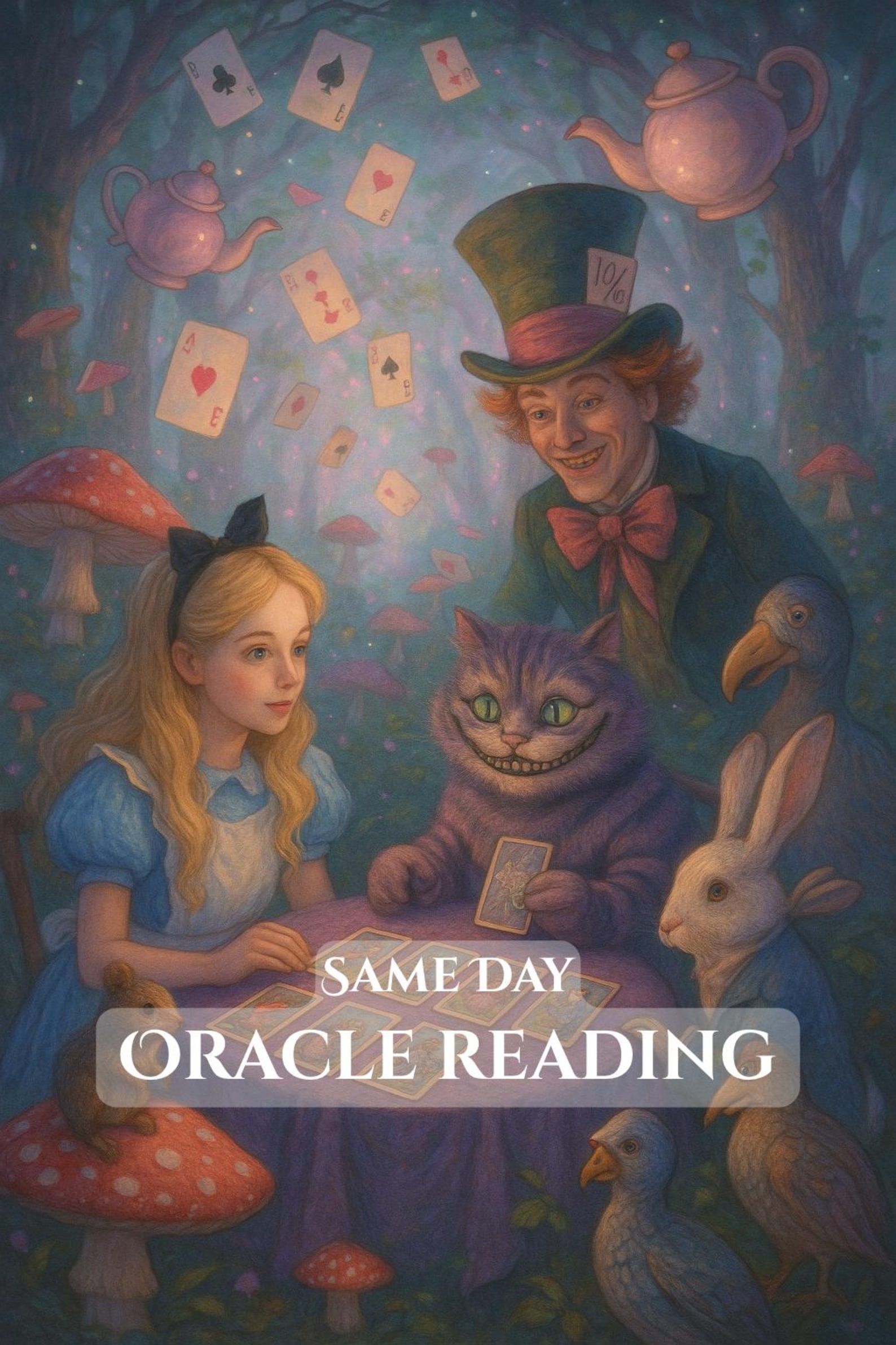 Alice in Wonderland Oracle Reading: 9 Card Guidance, Self-reflection ...