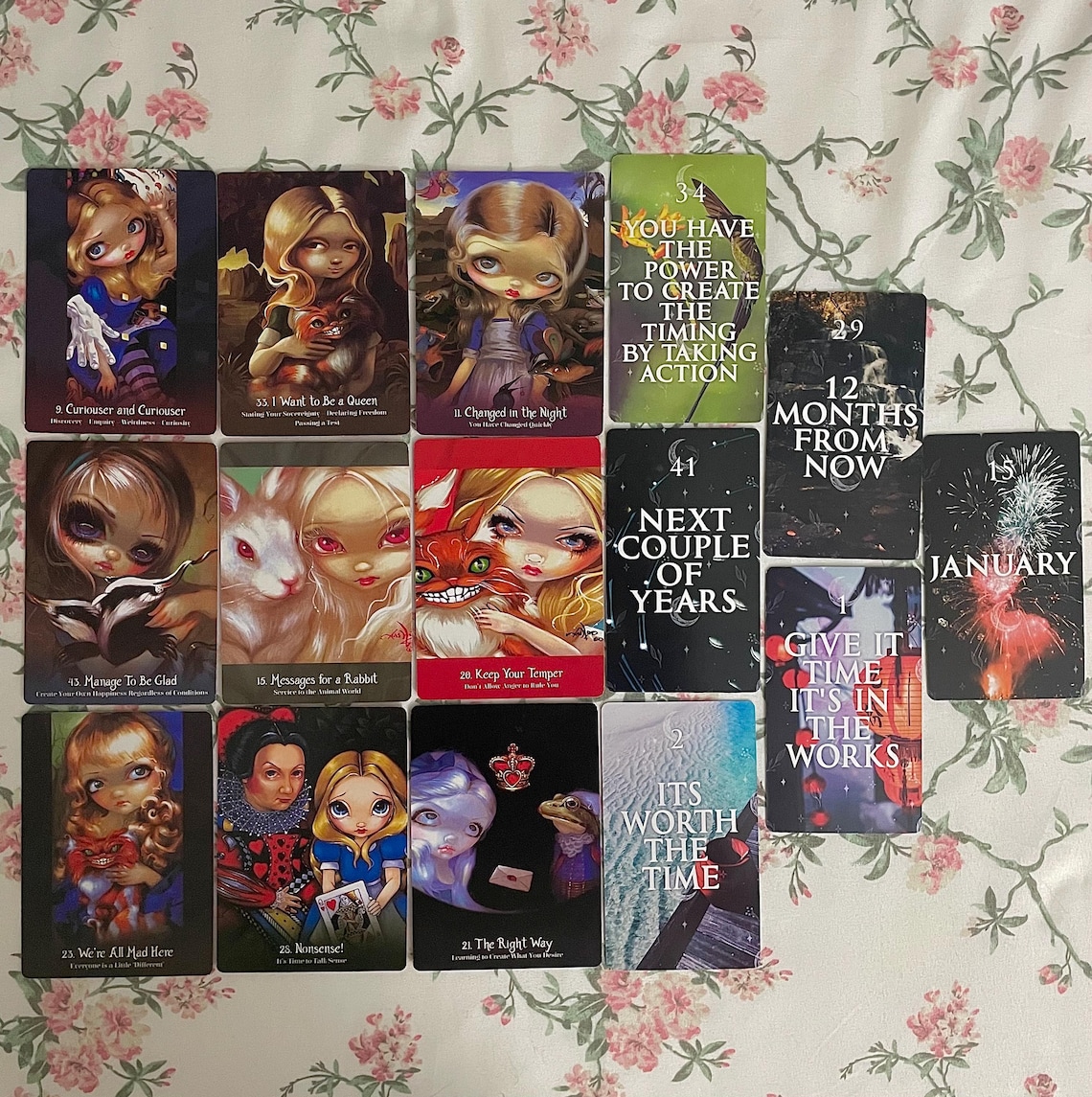 Alice in Wonderland Oracle Reading: 9 Card Guidance, Self-reflection ...