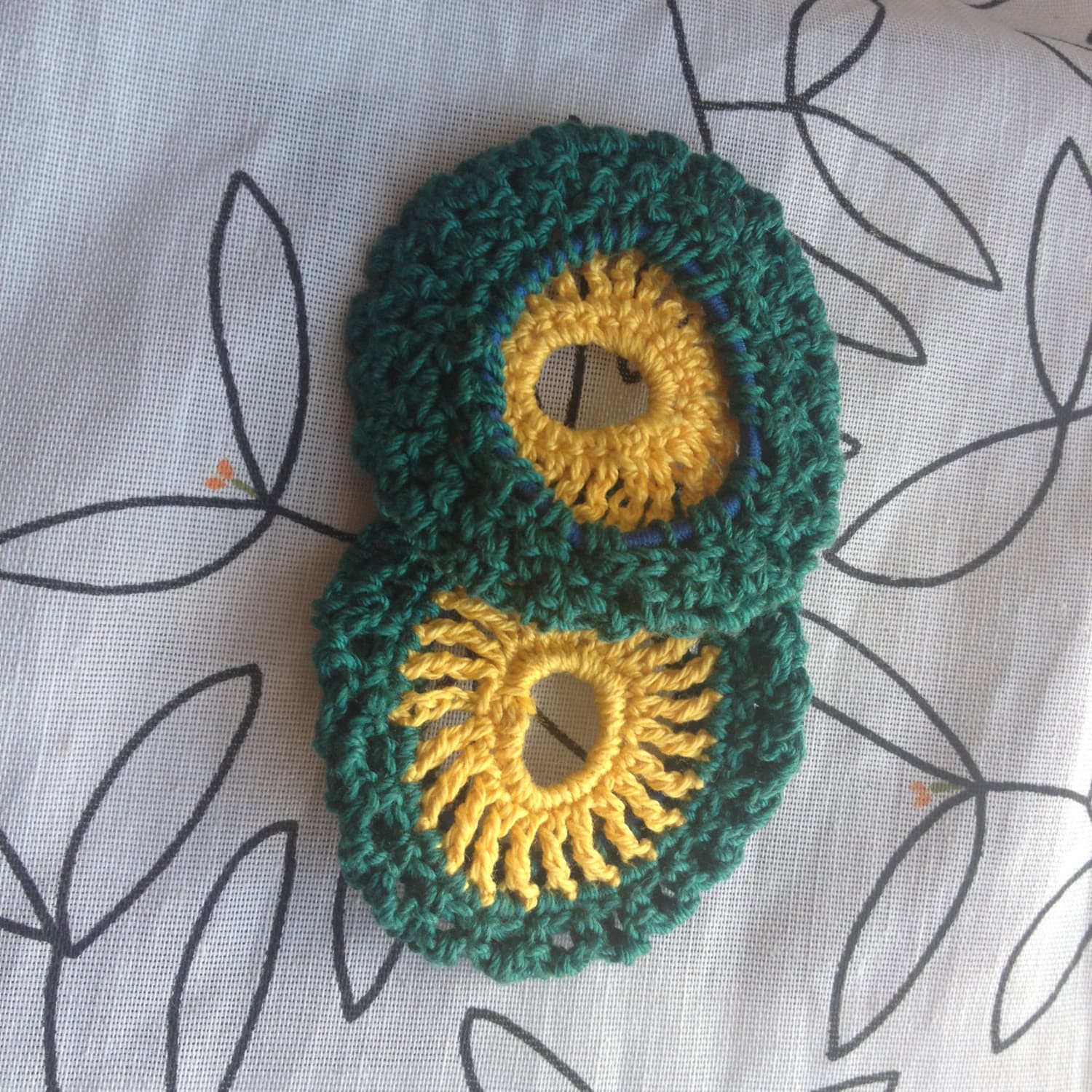 Zill (finger Cymbal) Mufflers - Two-tone - Green and Yellow - Etsy