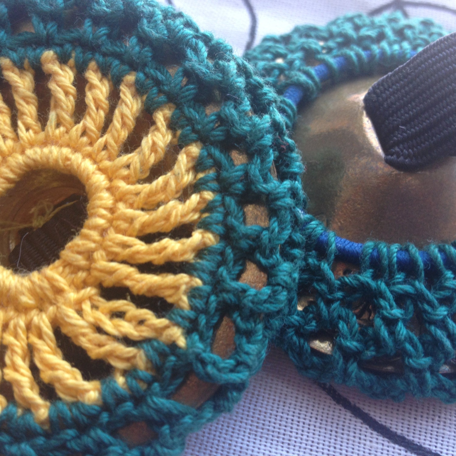 Zill (finger Cymbal) Mufflers - Two-tone - Green and Yellow - Etsy