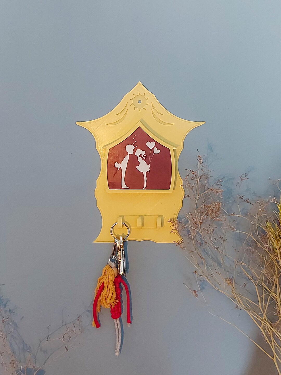 Zen Key Holder – Minimalist Wall-mounted 3D Printed Home Organizer - Etsy