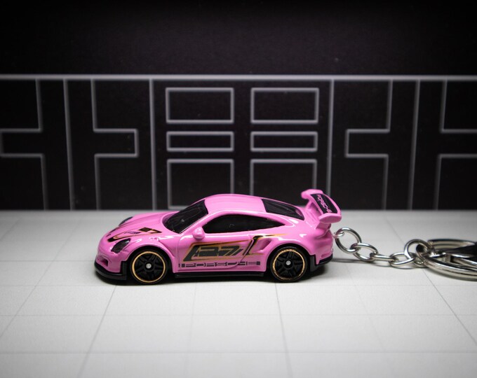 Porsche 911 GT3 RS Hot Wheels Keychain - Etsy