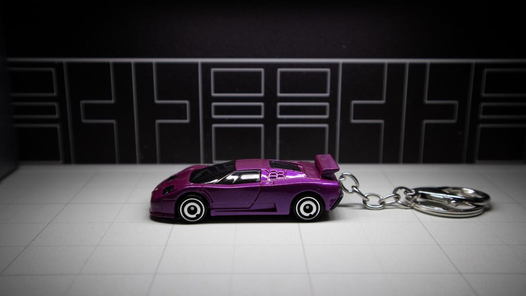 94 Bugatti EB110 SS Hot Wheels Keychain - Etsy